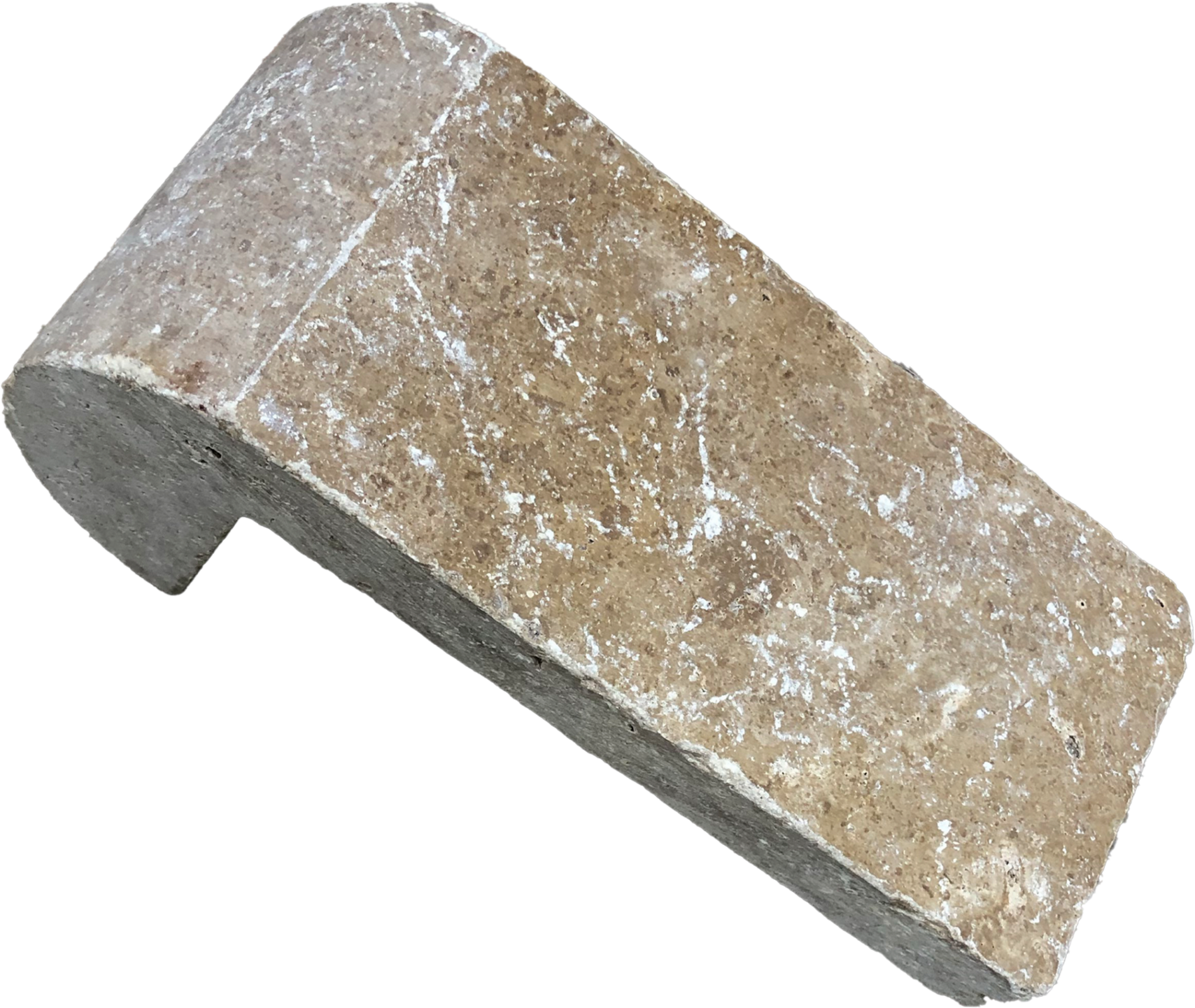 Keystone Tile Chessnut Tumbled Travertine Remodel Coping — Stone & Tile ...