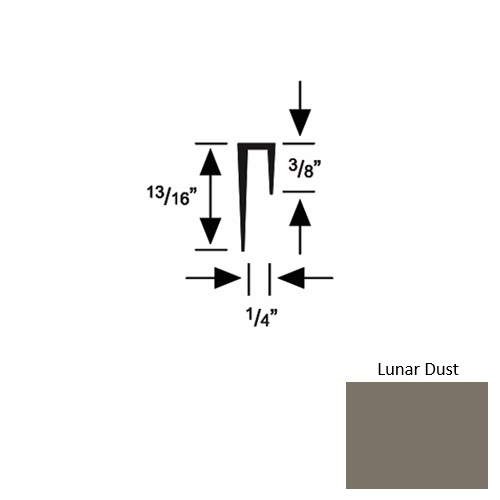 Roppe Solid 114 Lunar Dust Rubber Cove Cap Square | Lowest Price ...