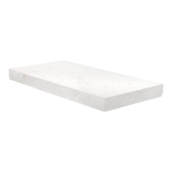 Tuscan White Honed Limestone Pool Coping | Lowest Price — Stone & Tile ...