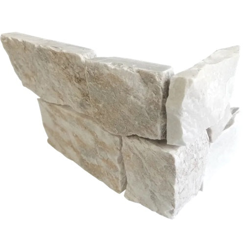 Bedrosians MLBWHT Malibu White Honed Marble Ledgestone | Lowest Price ...