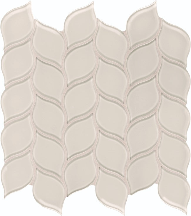 Full Sheet Sample - Aquatica Element Mist Petal Glass Mosaic - 11.25 ...