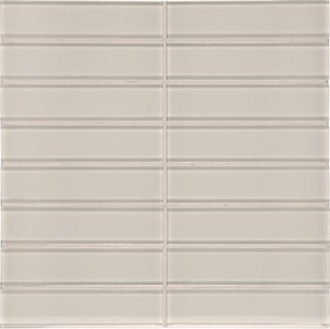 Full Sheet Sample - Aquatica Element Mist Stacked Glass Mosaic - 1.50 ...