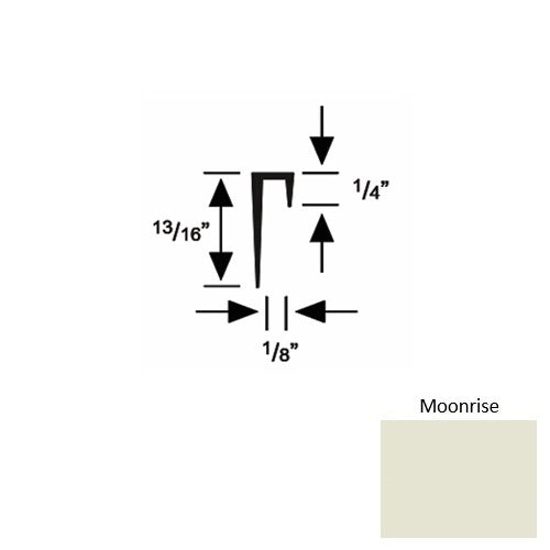Roppe Solid 641 Moonrise Rubber Cove Cap Square | Lowest Price — Stone ...