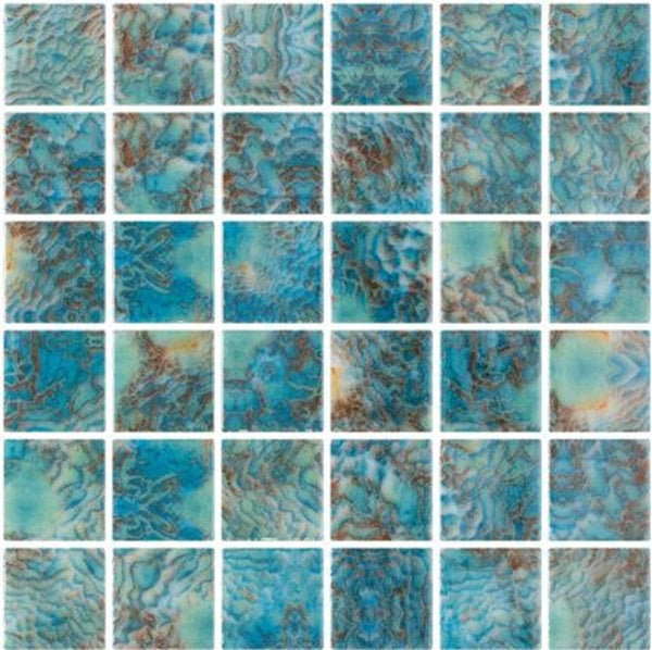 Tesoro Aquatica Vanguard Arrecife Green Glossy Glss Mosaic — Stone ...
