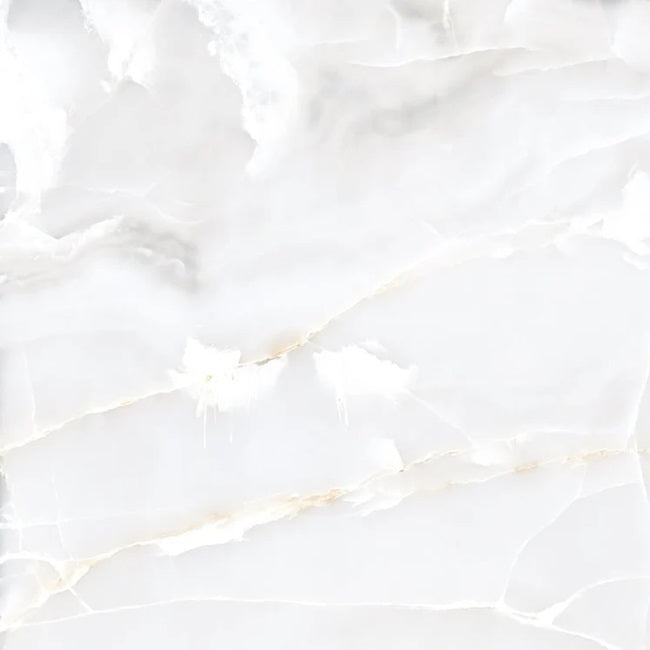Full Tile Sample - Onyx White Porcelain Tile - 24" x 24" x 8 MM Polish ...