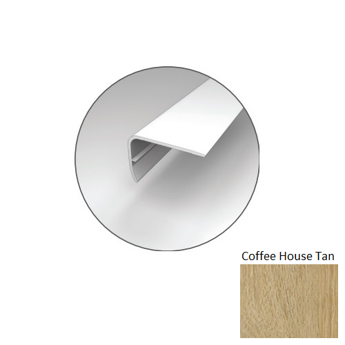 Mohawk Discovery Ridge 320 Coffee House Tan Embossed Overlap Stair Nose ...