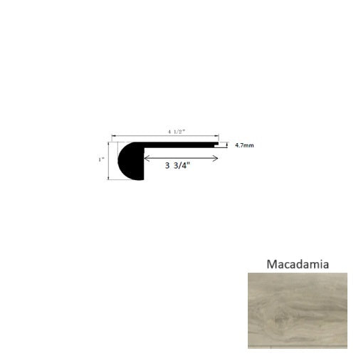 Paradigm Performer Macadamia Vinyl Flush Stair Nose — Stone & Tile ...