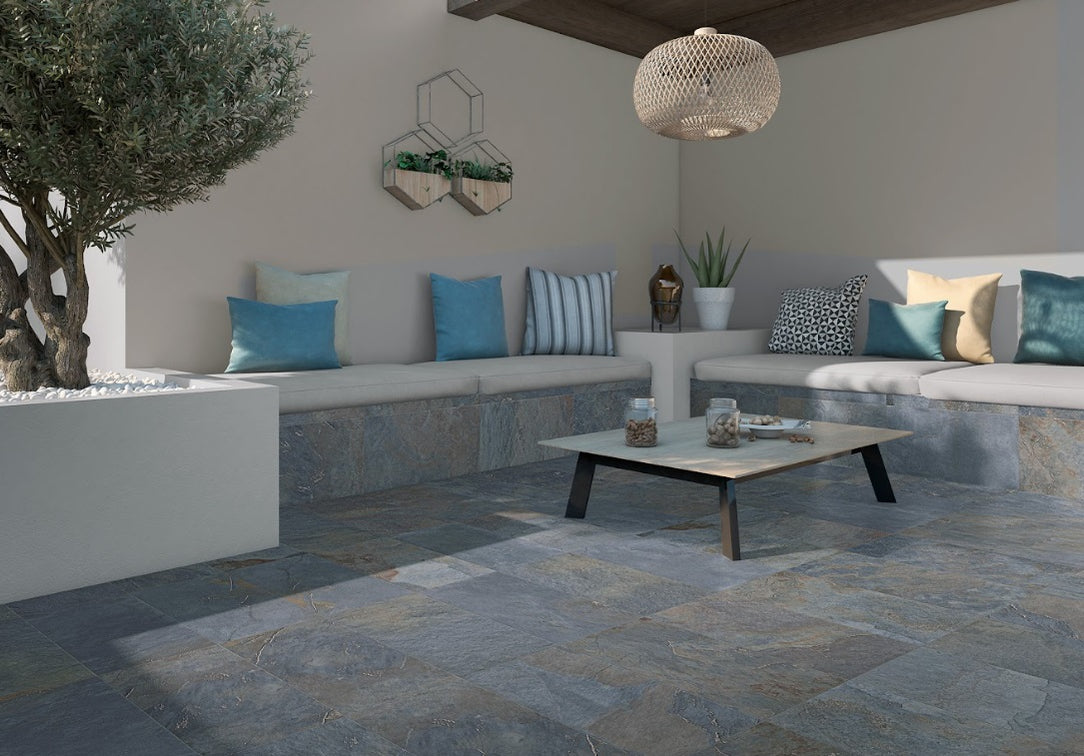 Tesoro Pacific Blue Matte Porcelain Tile | Lowest Price — Stone & Tile ...