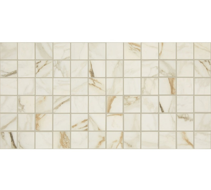 Daltile Panoramic Duet CM82 Calacatta Topaz Straight Joint Ceramic ...