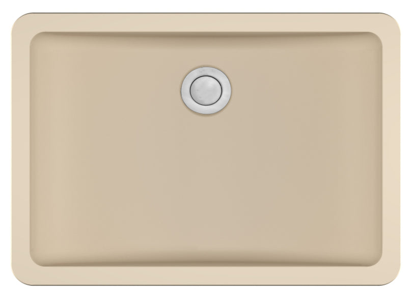 Karran Q.309.BI Bisque Undermount Seamless Bathroom Sink - 20" x 14" x ...