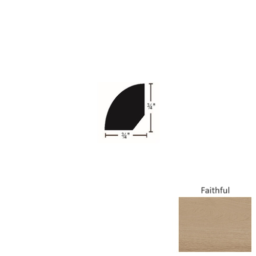 Metroflor Genesis Authentics Faithful Matte Vinyl Quarter Round — Stone ...