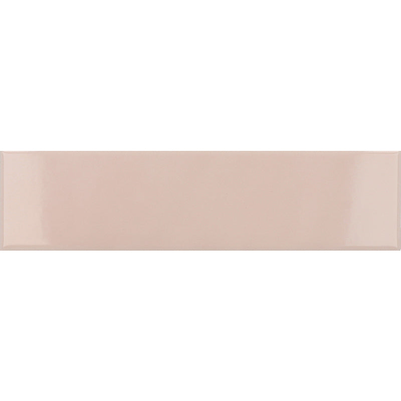 Mir Ridge Pink Glossy Ceramic Tile | Lowest Price — Stone & Tile Shoppe ...