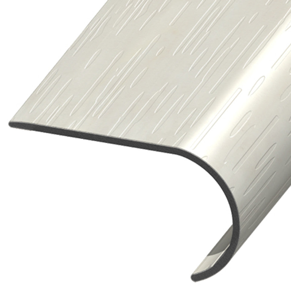 Versatrim Unassigned White Fossil Round Stair Nose — Stone & Tile ...