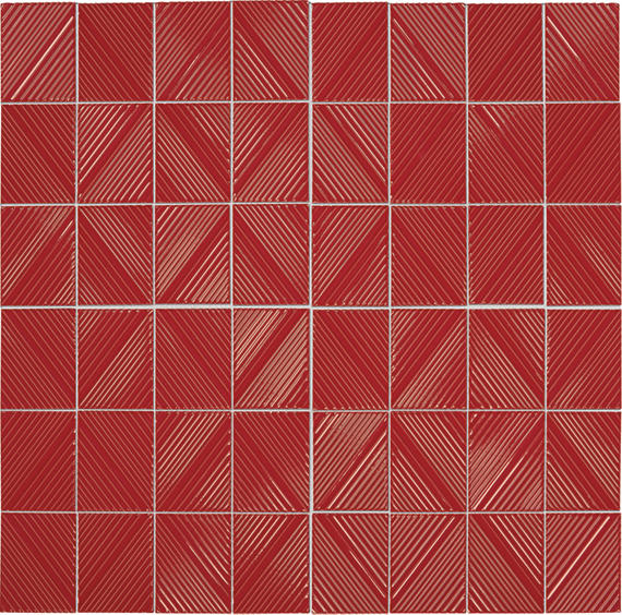Daltile Revalia Remix Red RV23 Glossy Ceramic Mosaic — Stone & Tile ...