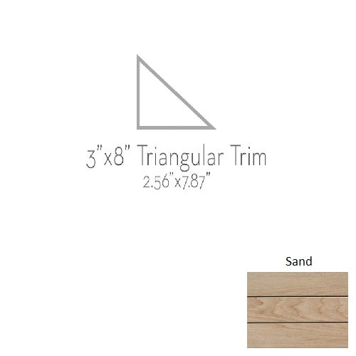 Emser Radiant Sand Matte Porcelain Triangular Trim | Lowest Price ...