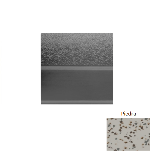 Roppe Renew Fiesta R333 Piedra Textured Rubber Stair Tread — Stone ...