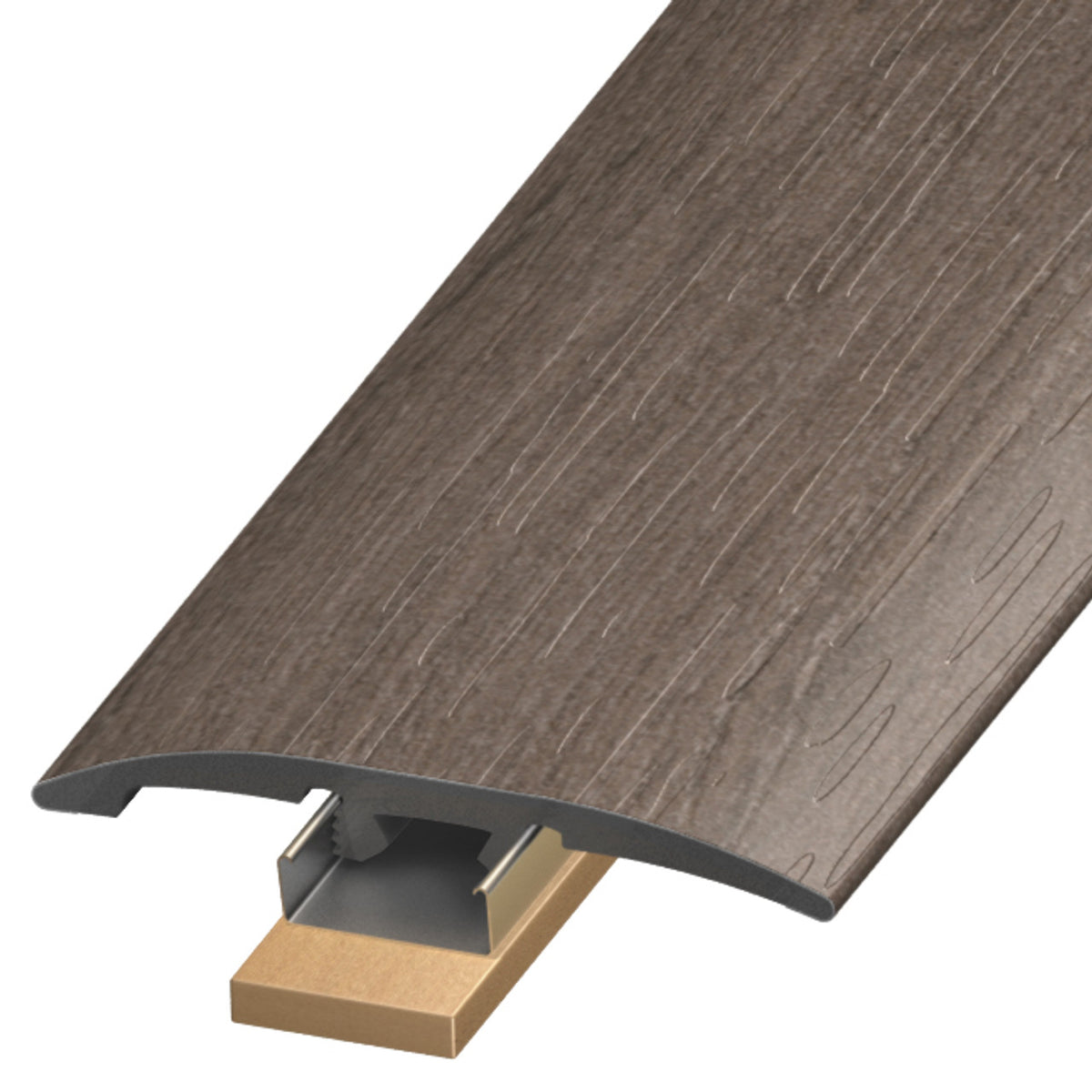 Versatrim Standard Color Royal Oak Slim Trim with Slim Track and ...
