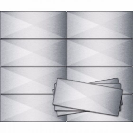 Stainless Steel Tile Fiberock Backer Subway Tile — Stone & Tile Shoppe ...