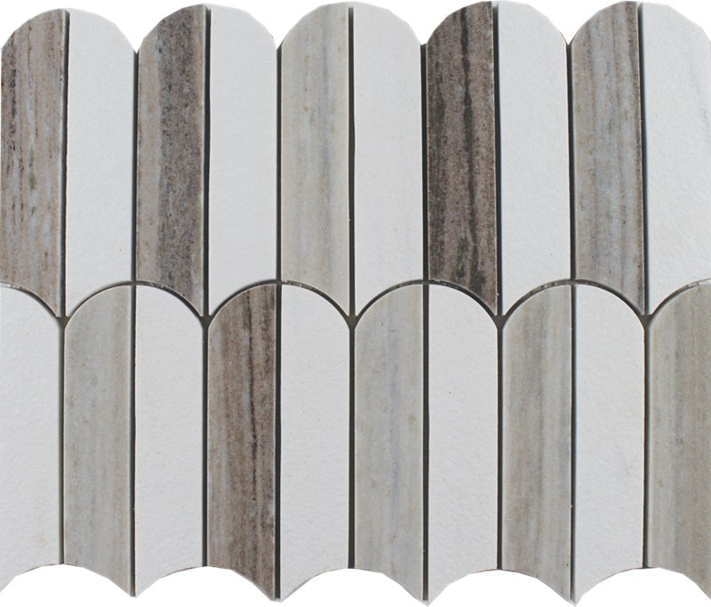 Full Sheet Sample - Showtime Dolomite & Skyline Quill Natural Stone Mo ...