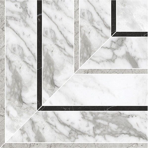 Specialty Tile Products Adonis Arabescato Honed Porcelain Mosaic ...