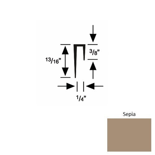Roppe Solid 679 Sepia Rubber Cove Cap Square | Lowest Price — Stone ...