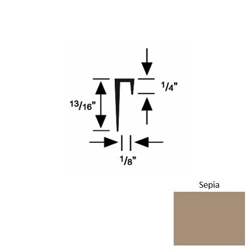 Roppe Solid 679 Sepia Rubber Cove Cap Square | Lowest Price — Stone ...