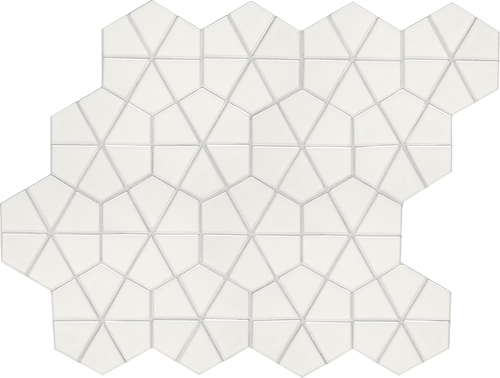 Daltile Stagecraft 190 Arctic White Ceramic Kaleidoscope — Stone & Tile ...