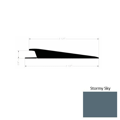 Roppe Solid 686 Stormy Sky Rubber Rolling Traffic Transition — Stone ...