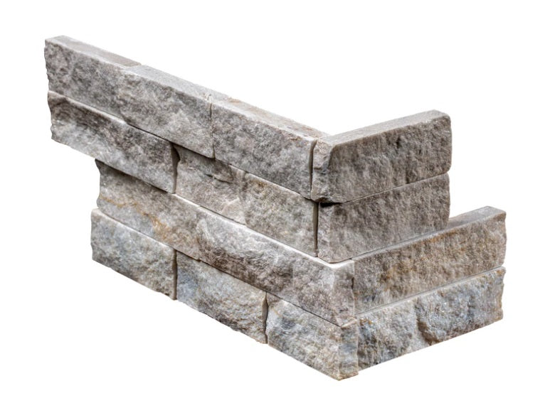 Emser Structure Palissandro Split Face Marble Ledgestone Corner ...