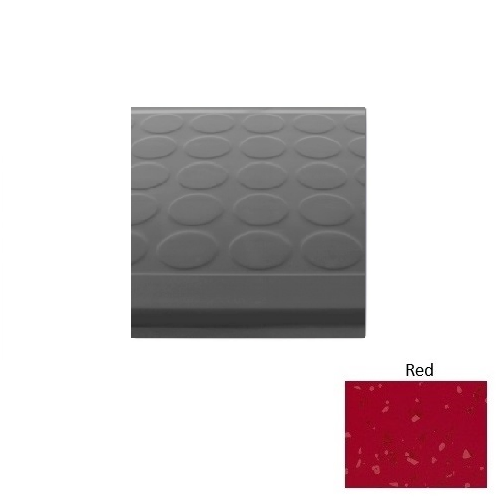 Roppe Symmetry S186 Red Textured Rubber Stair Tread | Lowest Price ...