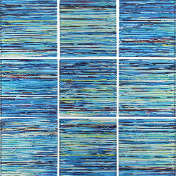 Tesoro Aquatica Rainbow Ocean Glossy Glass Tile | Lowest Price — Stone ...