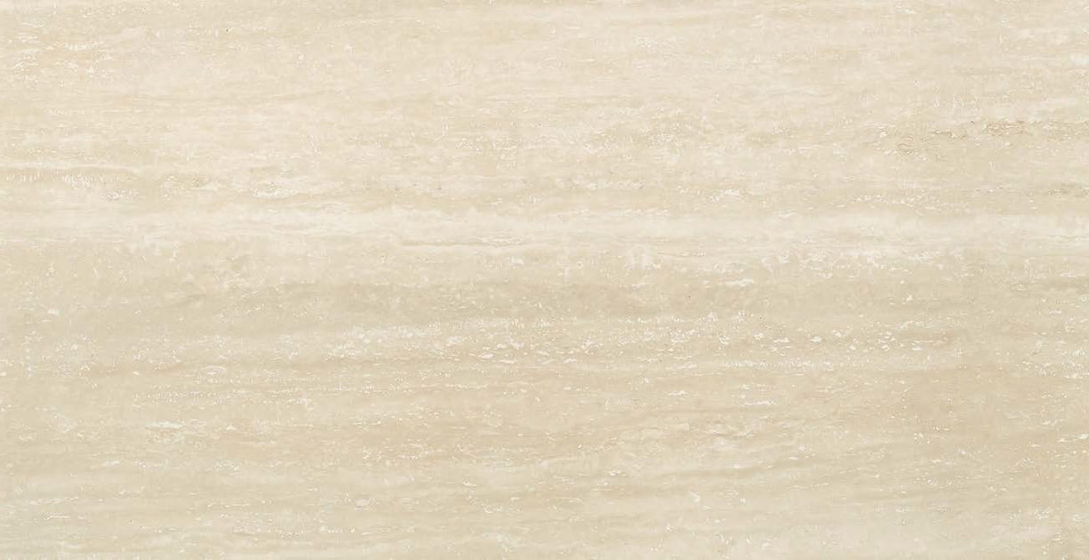 Full Tile Sample - Timeless Travertino Porcelain Sample - 12" x 24" x ...