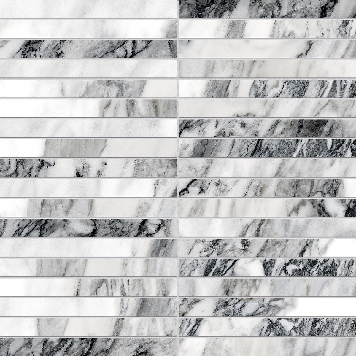 Pan American Ceramics Touche Zebre Matte Porcelain Mosaic — Stone ...