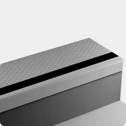 Tarkett Johnsonite 23 Vapor Grey Angle Fit Stair Tread without Riser ...