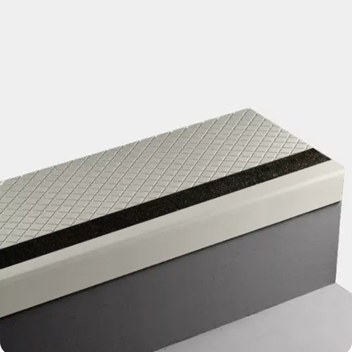 Tarkett Johnsonite 01 Snow White Angle Fit Stair Tread without Riser — Stone & Tile Shoppe, Inc.