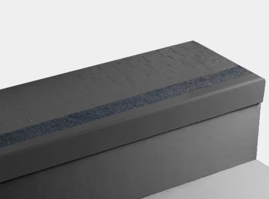 Tarkett Johnsonite 40 Black Angle Fit Stair Tread without Riser — Stone ...