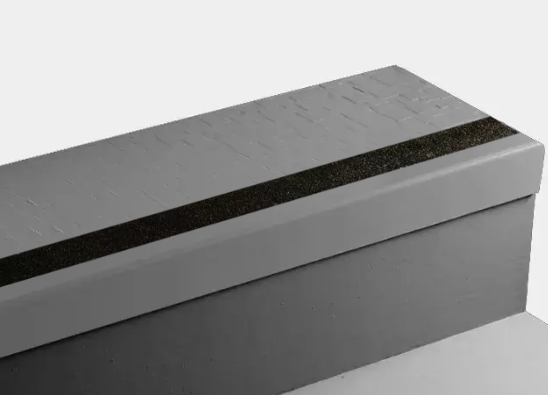 Tarkett Johnsonite TA5 Colonial Grey Angle Fit Stair Tread without Riser — Stone & Tile Shoppe, Inc.