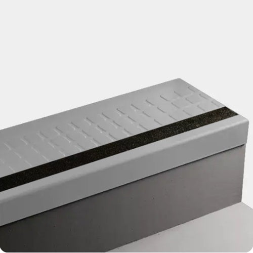 Tarkett Johnsonite 23 Vapor Grey Angle Fit Stair Tread without Riser ...