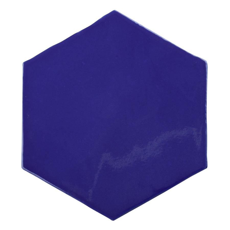 Somer Tile Viva Hex Azul Glossy Ceramic Tile | Lowest Price — Stone ...