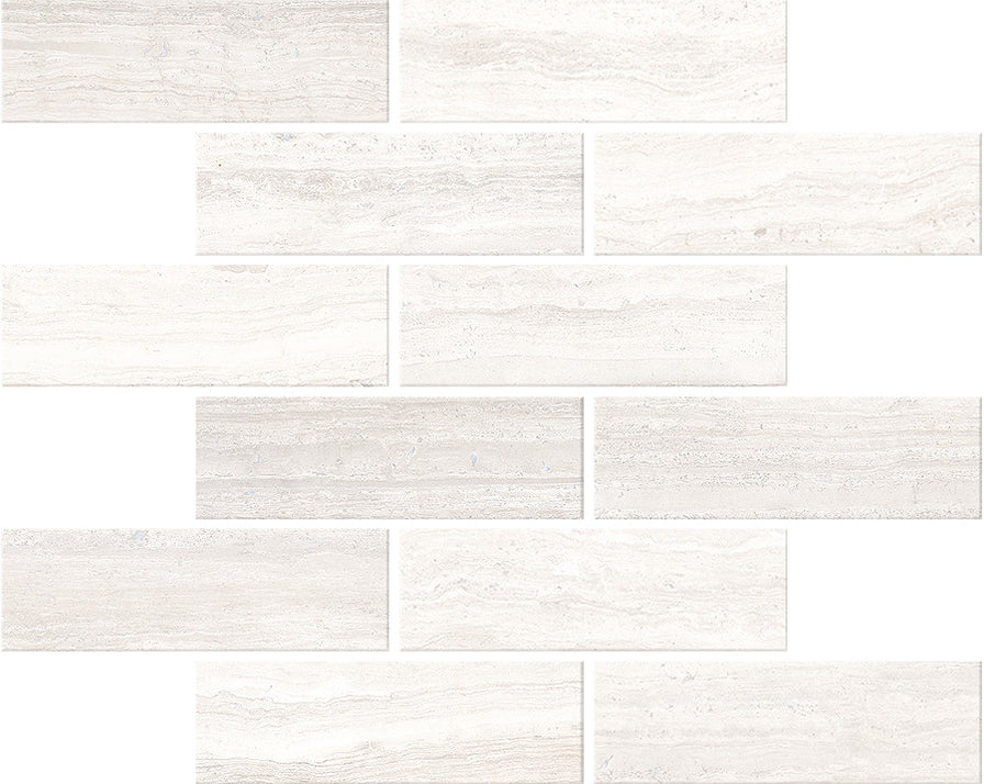 Iris Zenit White Honed Porcelain Mosaic | Lowest Price — Stone & Tile ...