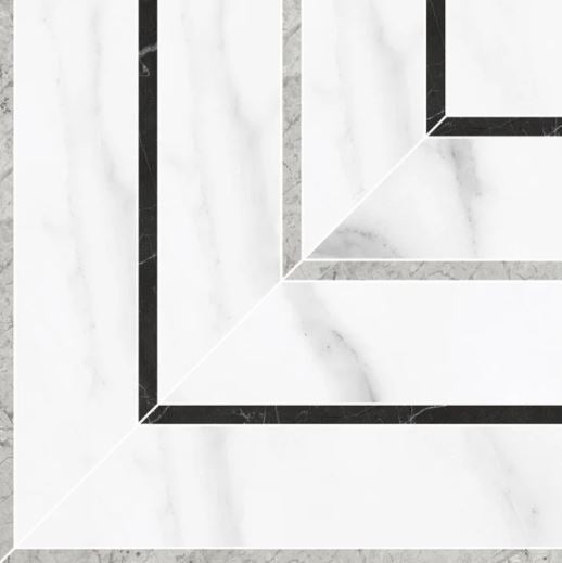 Specialty Tile Products Adonis Statuario Nuovo Porcelain Mosaic — Stone ...