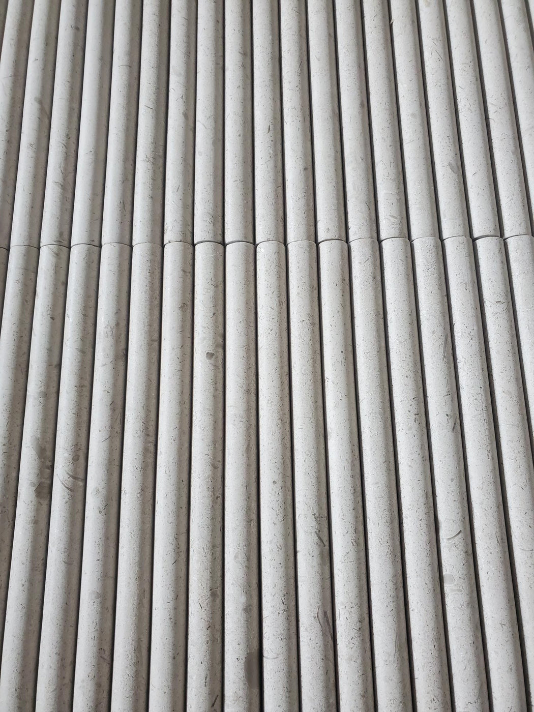 Camargo Limestone Mosaic - 3/4" x 12" Fluted Honed | Lowest Price ...