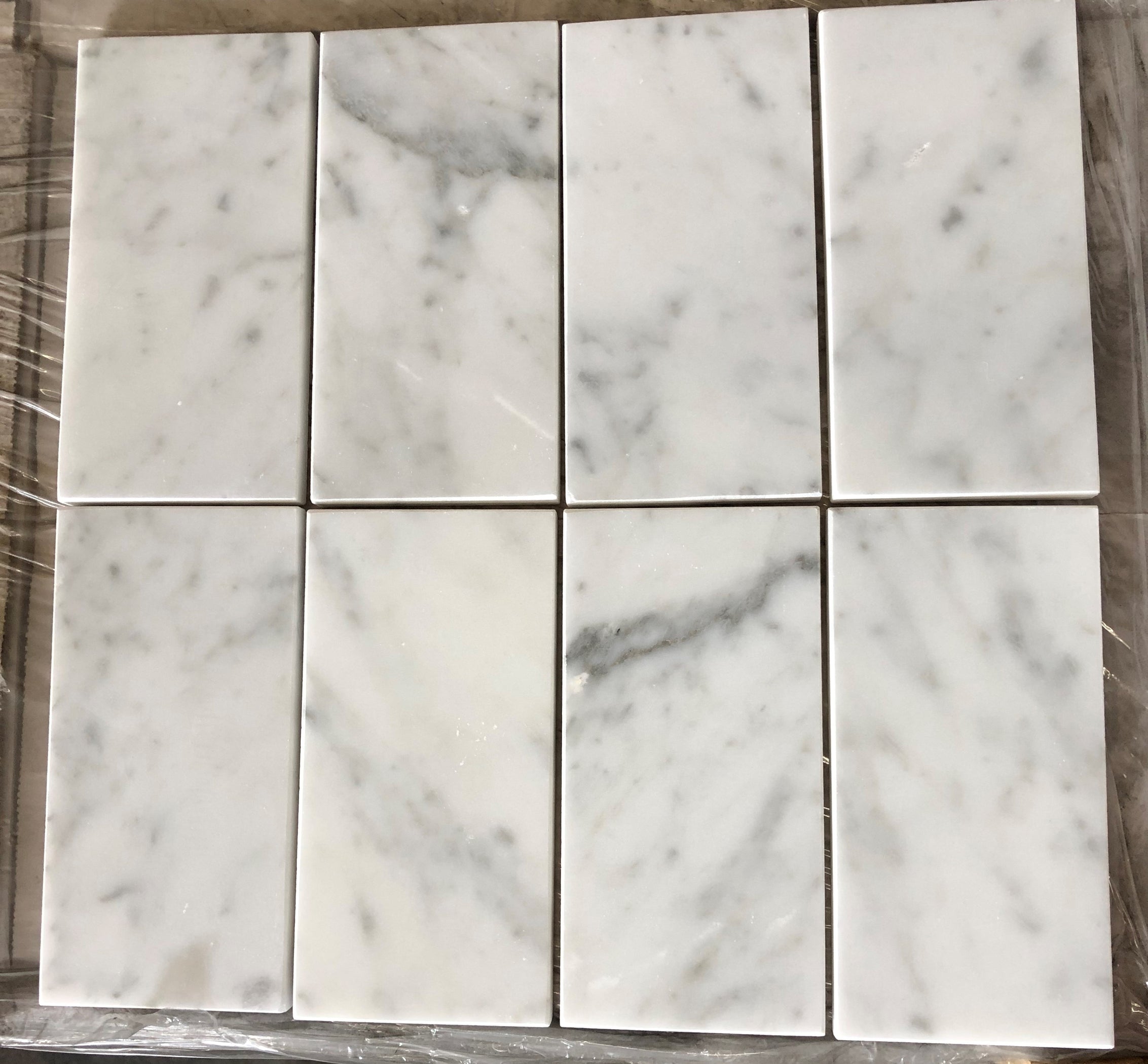 White Carrara Honed Marble Tile | Lowest Price — Stone & Tile Shoppe, Inc.