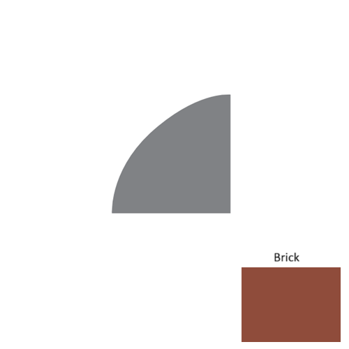 Roppe Contours 188 Brick Satin Rubber Quarter Round | Lowest Price ...