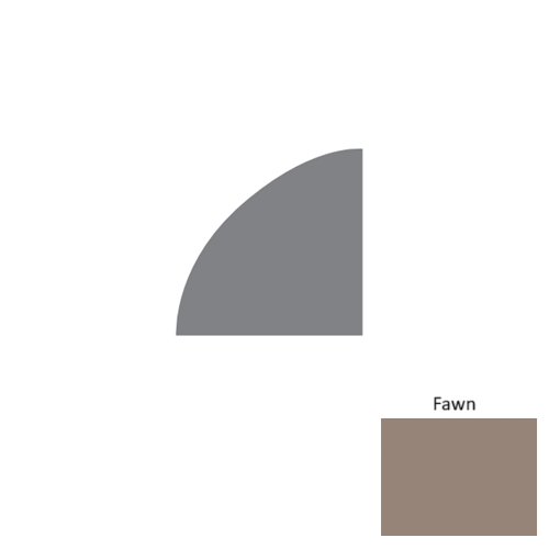 Roppe Contours 140 Fawn Satin Rubber Quarter Round | Lowest Price ...