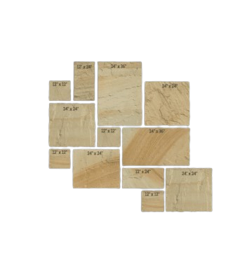 Dusty Wave Sandstone Rock Face Jumbo Pattern — Stone & Tile Shoppe, Inc.