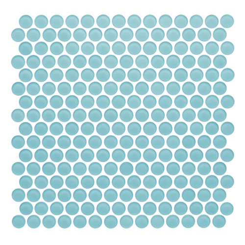 Island Stone Glass Essentials Azure Matte Glass Mosaic | Lowest Price ...