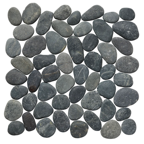 Island Stone Pebble Medan Charcoal Natural Mosaic — Stone & Tile Shoppe ...