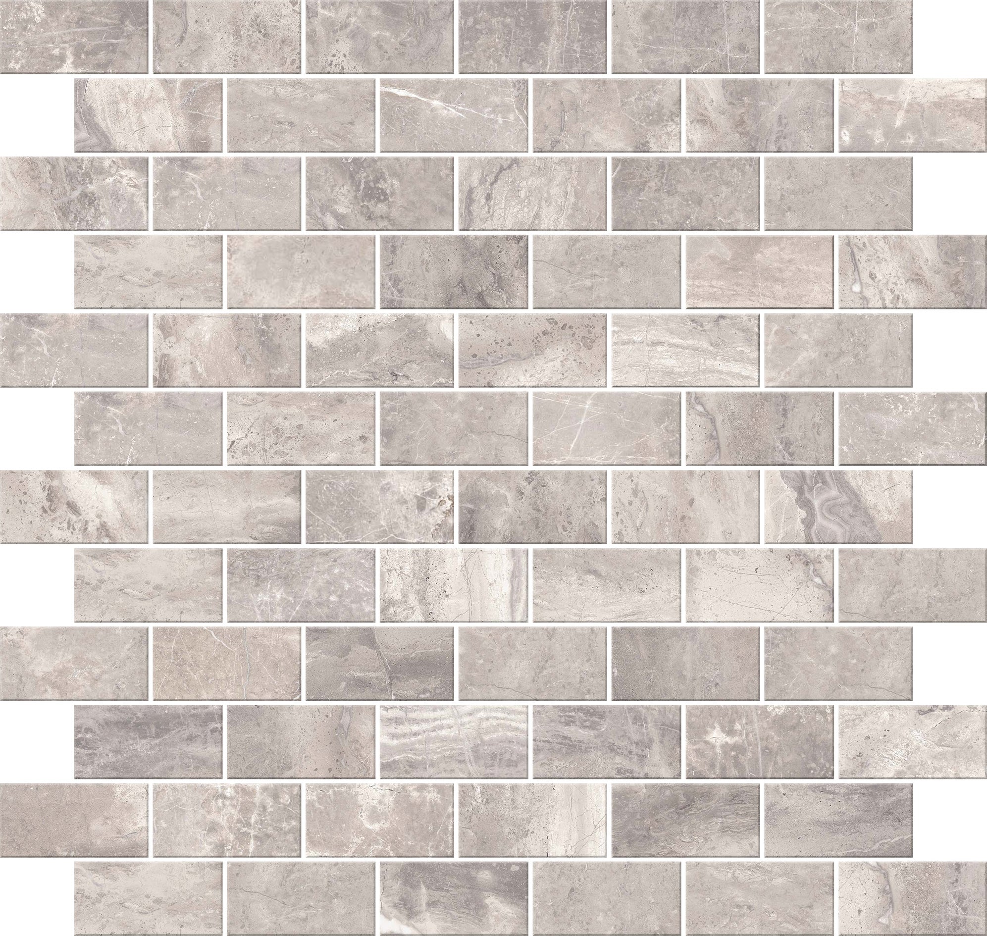 Iris Carrara Select 2.0 Romano Greige Matte Porcelain Mosaic — Stone ...
