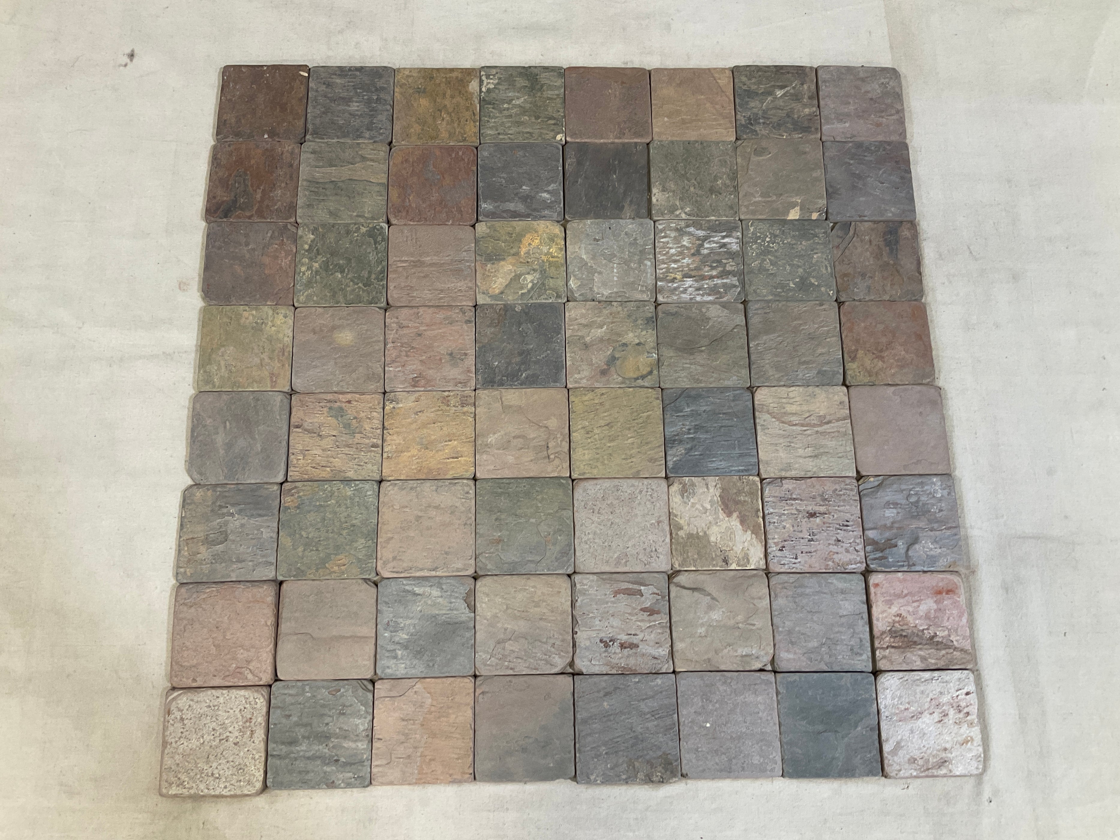 Multi Color Classic Tumbled Slate Tile | Lowest Price — Stone & Tile ...